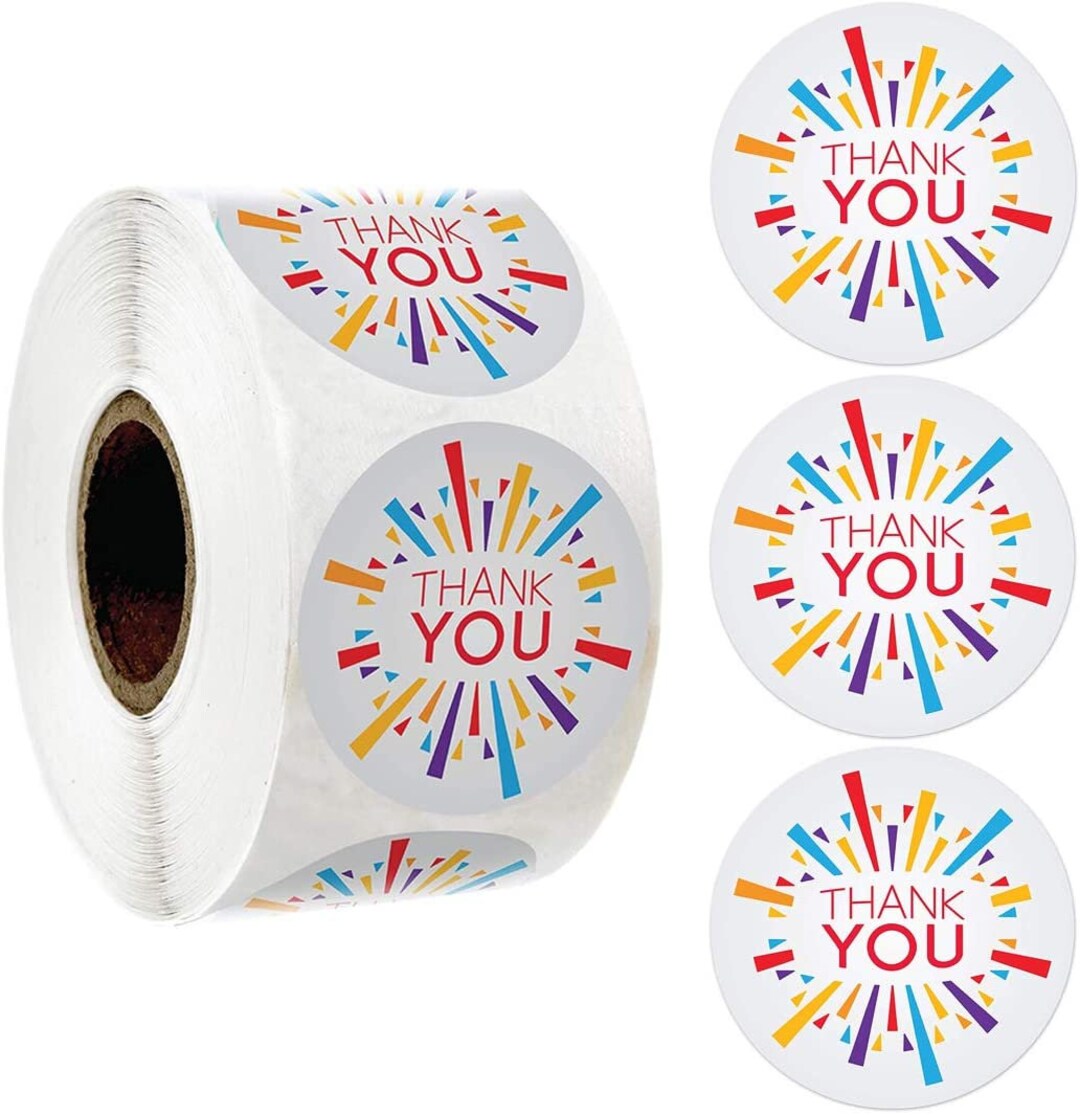 Thank You Stickers for Supporting My Small Business Round Kraft Labels ...