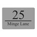 Custom House Number Sign Acrylic House Name Plaque Printed Name and ...