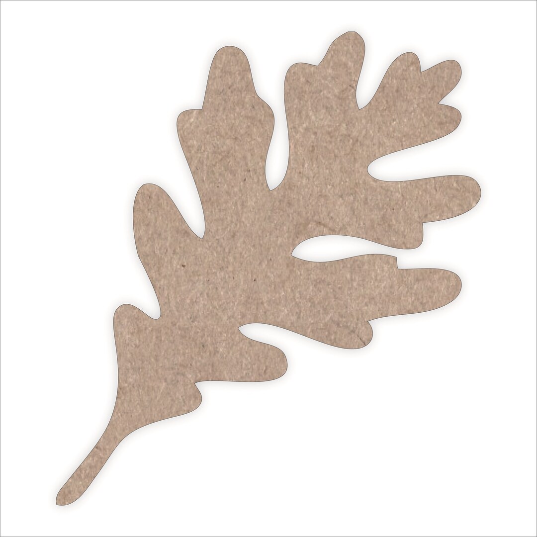 MDF Oak Leaf Craft Shapes, Laser Cut Autumn Nature Embellishment - Etsy UK