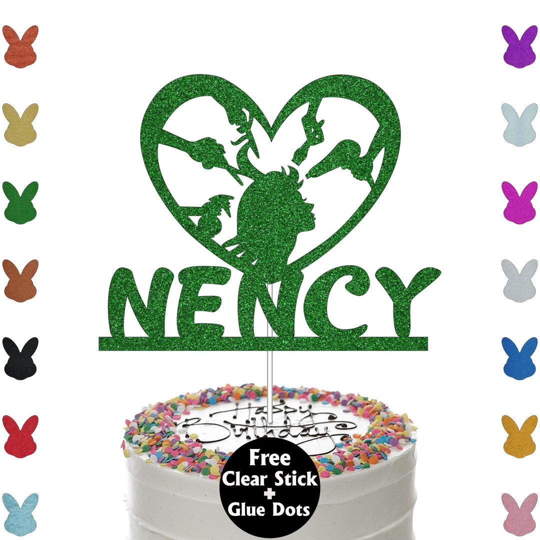 Hairdresser Cake Topper, Stylist Cake Topper, Beautician Glitter Topper ...