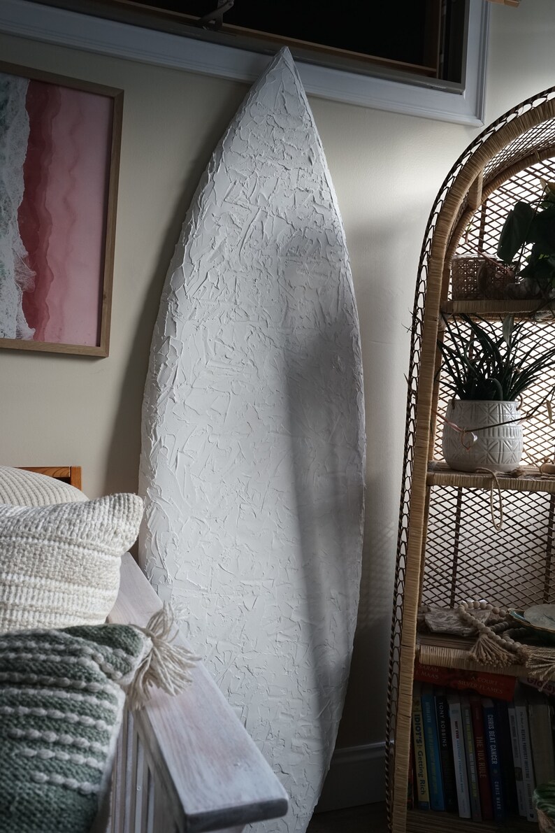 Plaster Art Surfboard Decoration - Etsy