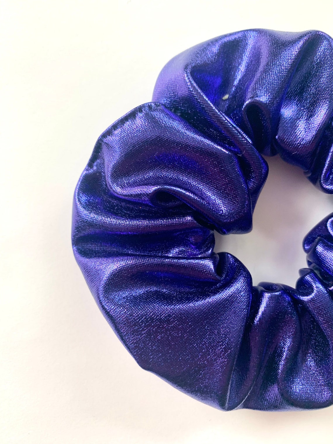 Womens Handmade Shiny Purple Hair Scrunchie Gifts for Her - Etsy UK