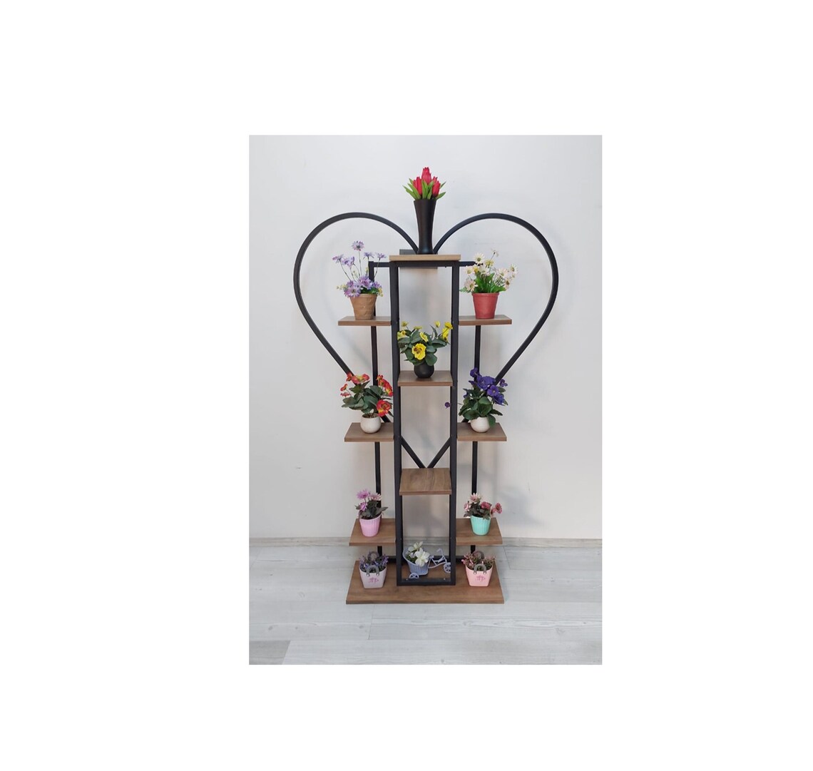 Love Design Flower Stand Multi Tier Wood Plant Stand - Etsy