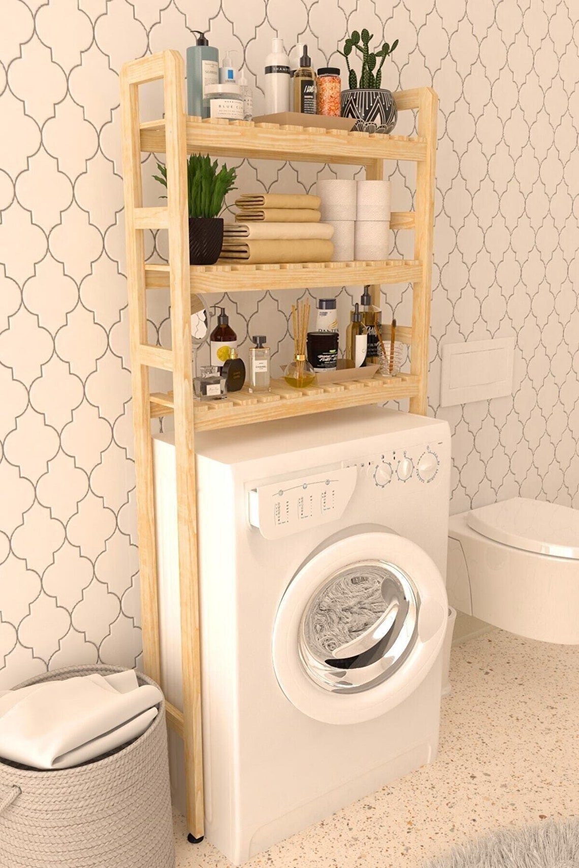Bathroom Washing Machine Cabinet Bathroom Cabinet laundry - Etsy