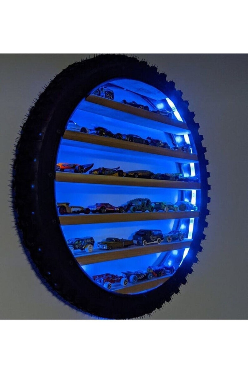 Led Light Rackkids Toy Shelf Kids Rack Wheel Wall Shelf | Etsy