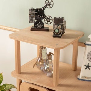 Wooden Toy Box Wooden Children Desk Activity Table for - Etsy