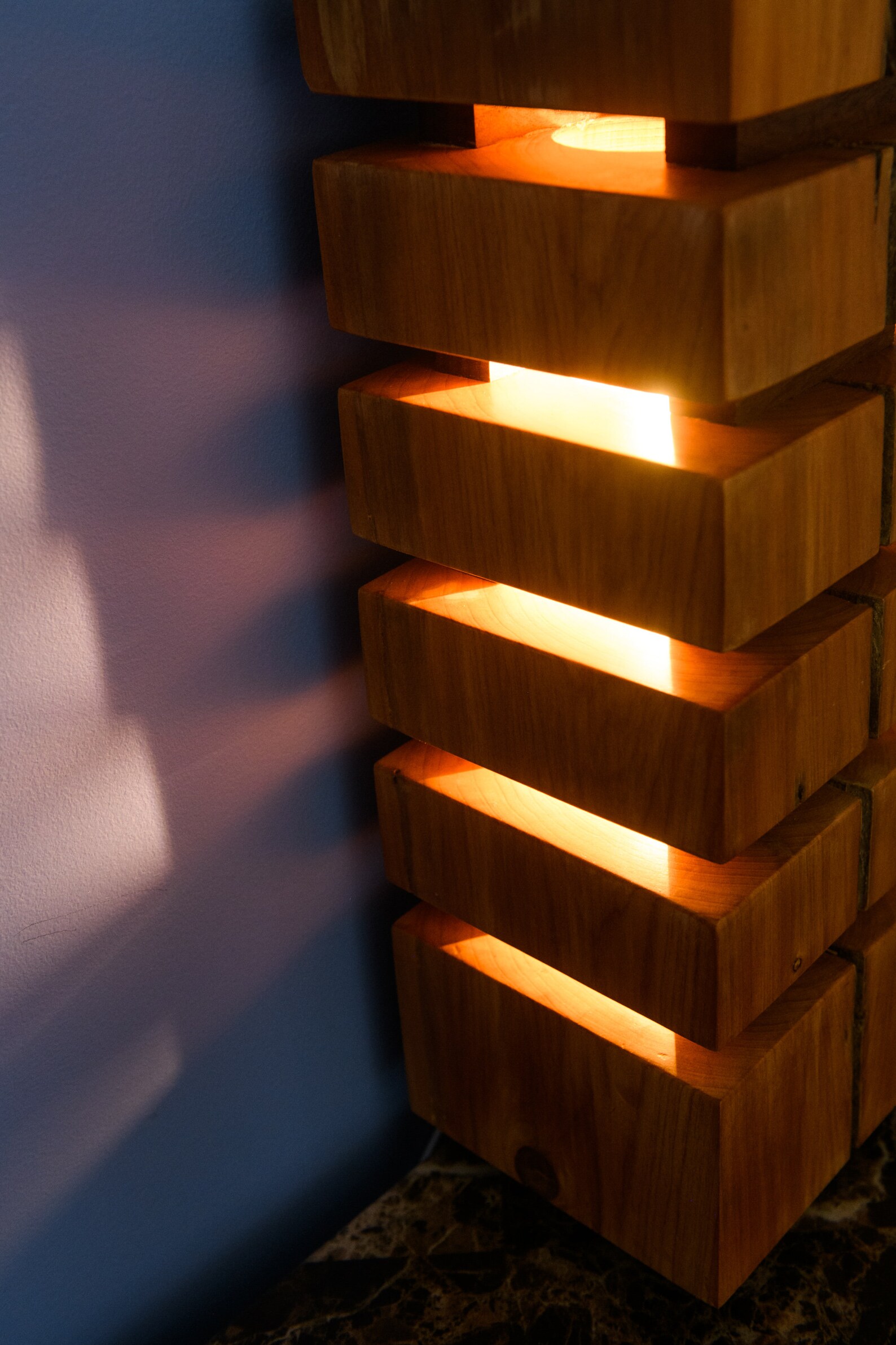Deconstructed Wood Lamp Reclaimed Old Growth Cypress Beam - Etsy