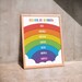 Colors of Rainbow, Rainbow Colors Learning Poster, Kids Montessori ...