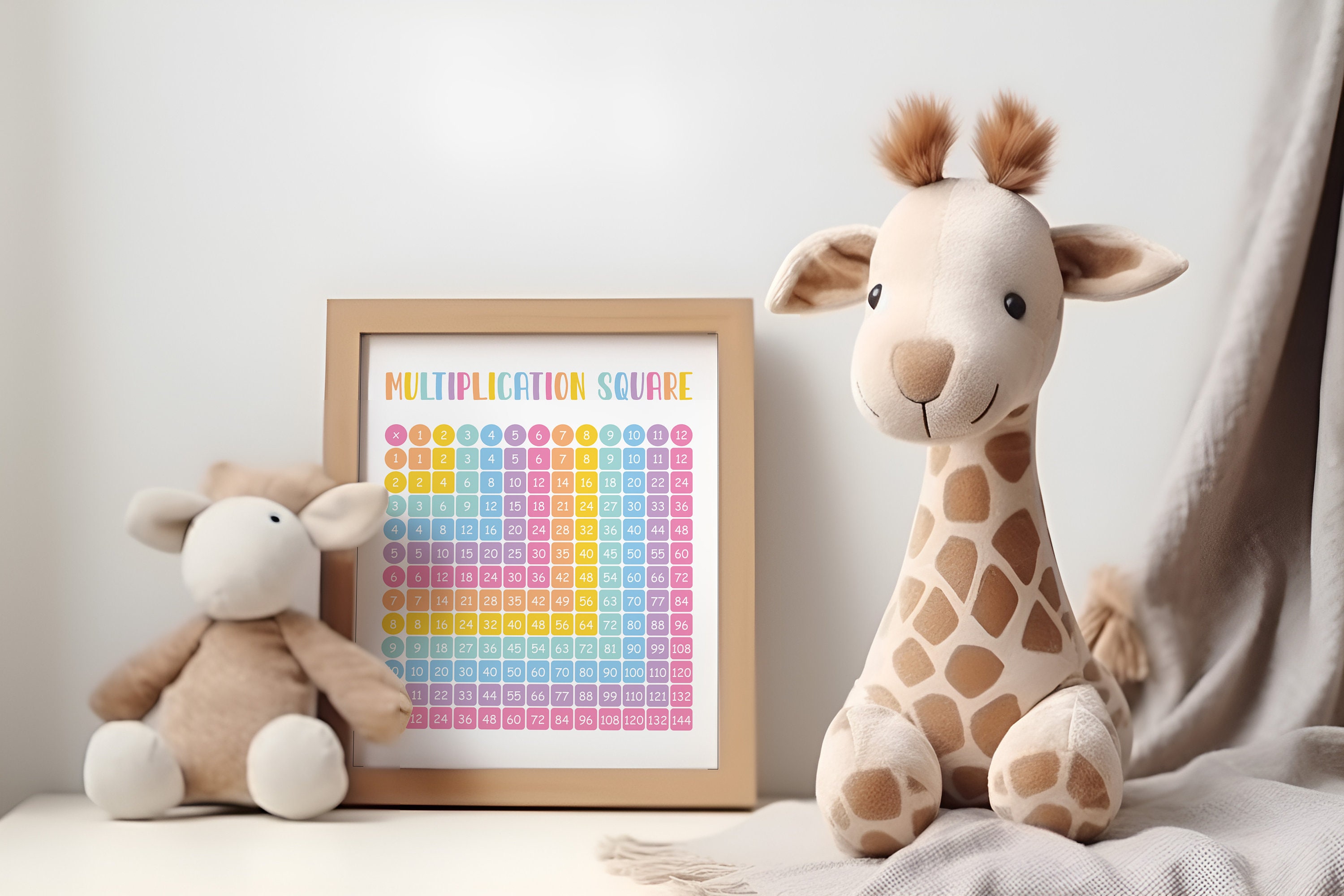 Multiplication Square Times Table 1 to 12, Multiplication Grid ...