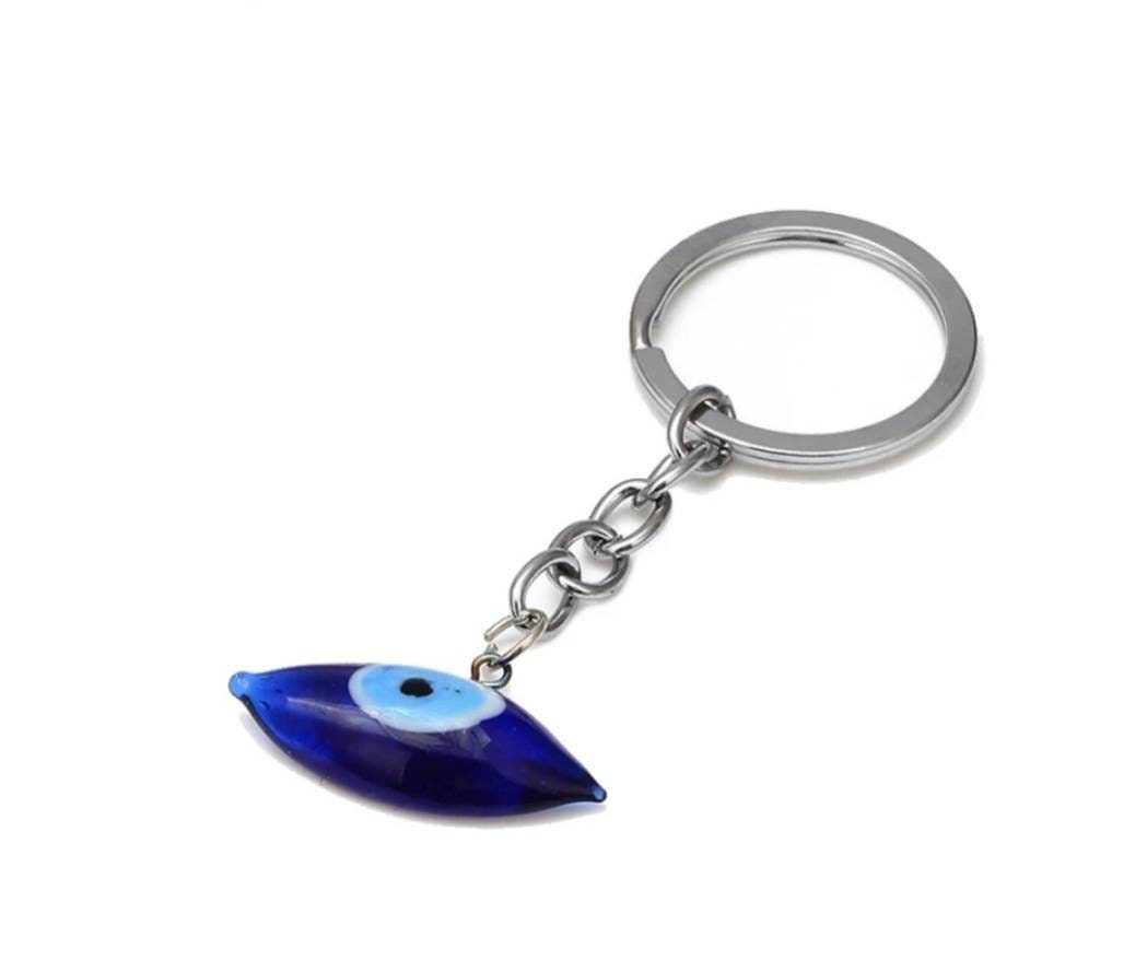 Evil Eye Keychain Turkish Greek Blue Eye Charms Lucky | Etsy