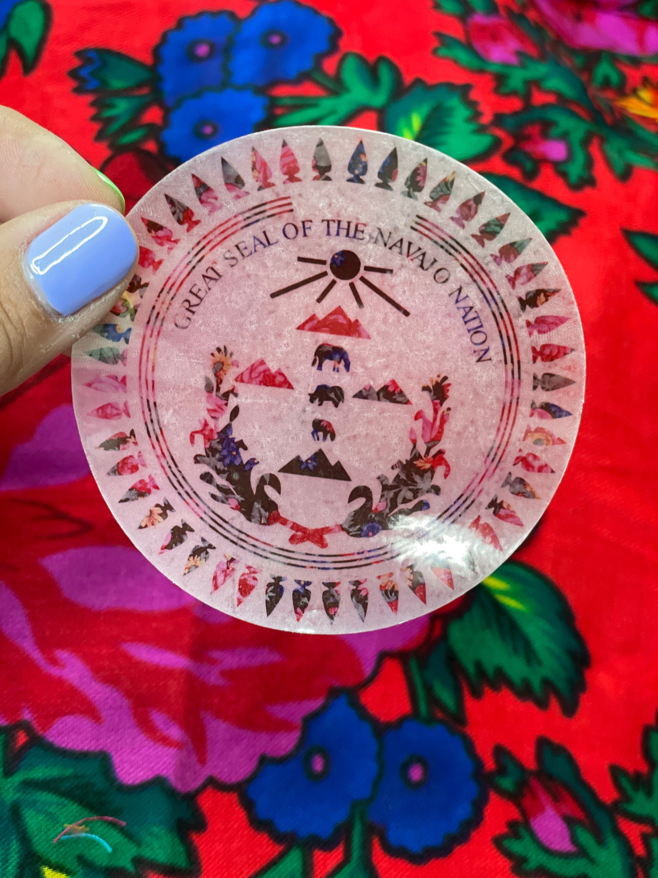 3x3 Transparent Navajo Nation Stickers - Etsy Canada