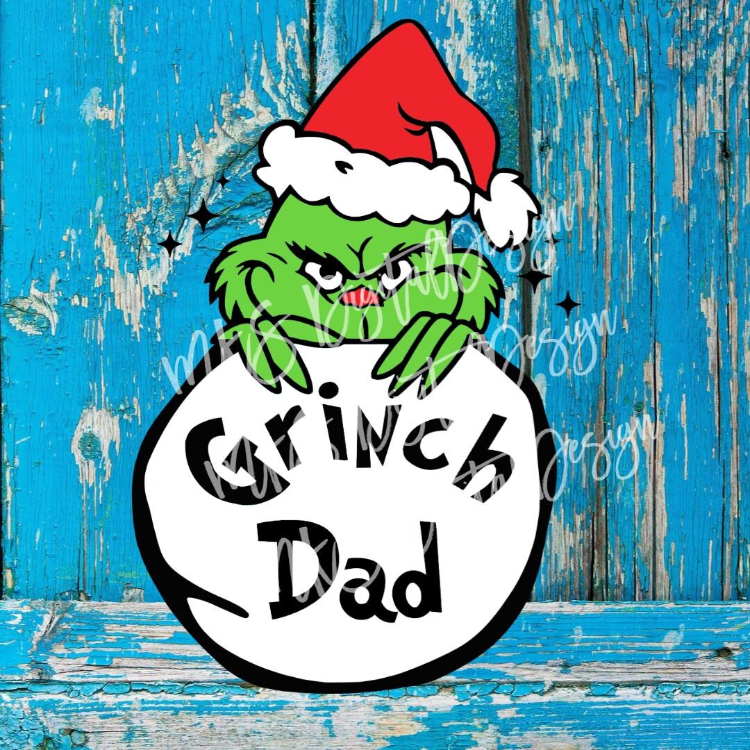Grinch Dad - Digital Download SVG PNG - Etsy
