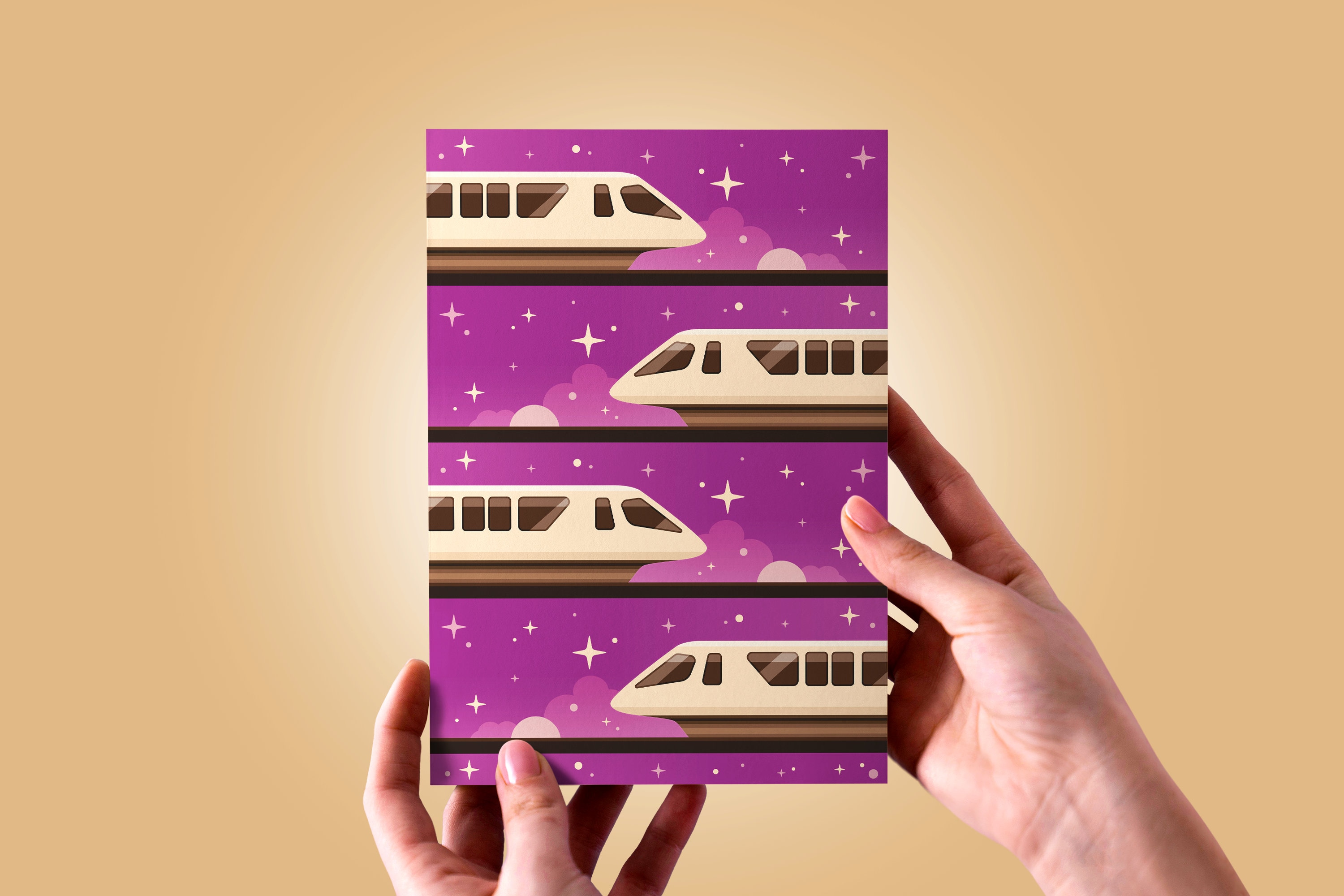 Magic Monorails Retro Art Print Disney World Inspired Art - Etsy