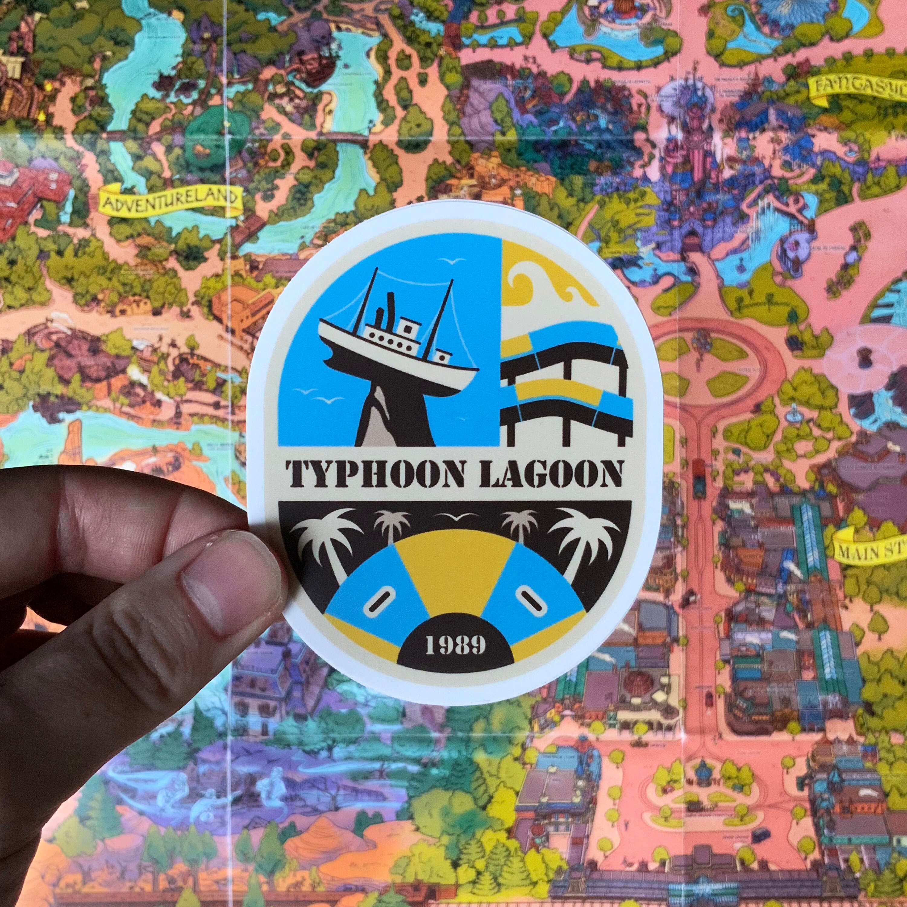 Typhoon Lagoon Water Park Inspired Vinyl Sticker - Etsy