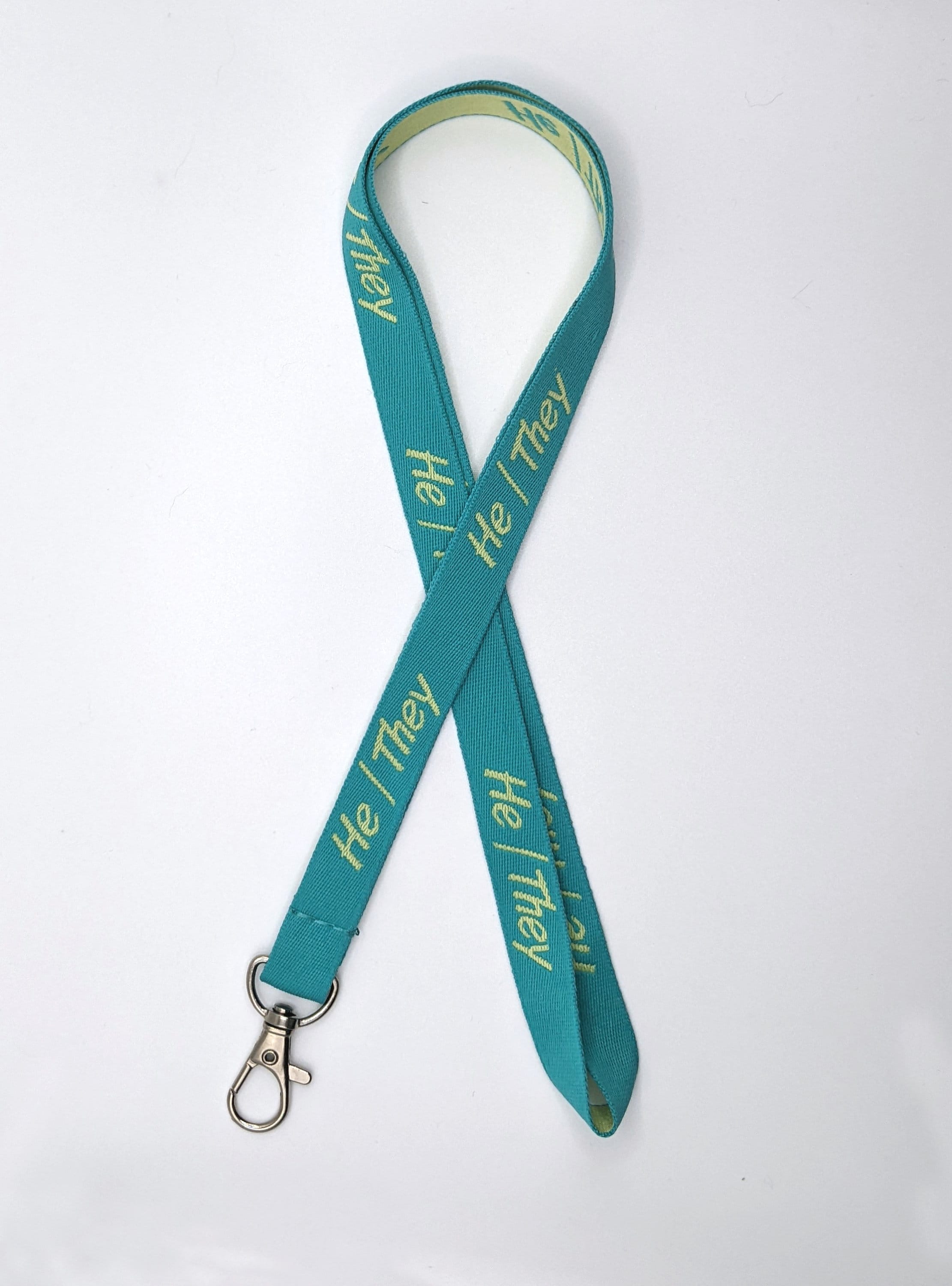 Pronoun Lanyard HE/THEY for Work, College, School ID Card or Employee ...