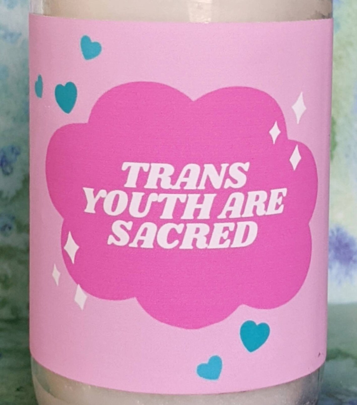 Trans Youth Are Sacred Prayer Candle FUNDRAISER Transgender Queer Pride ...