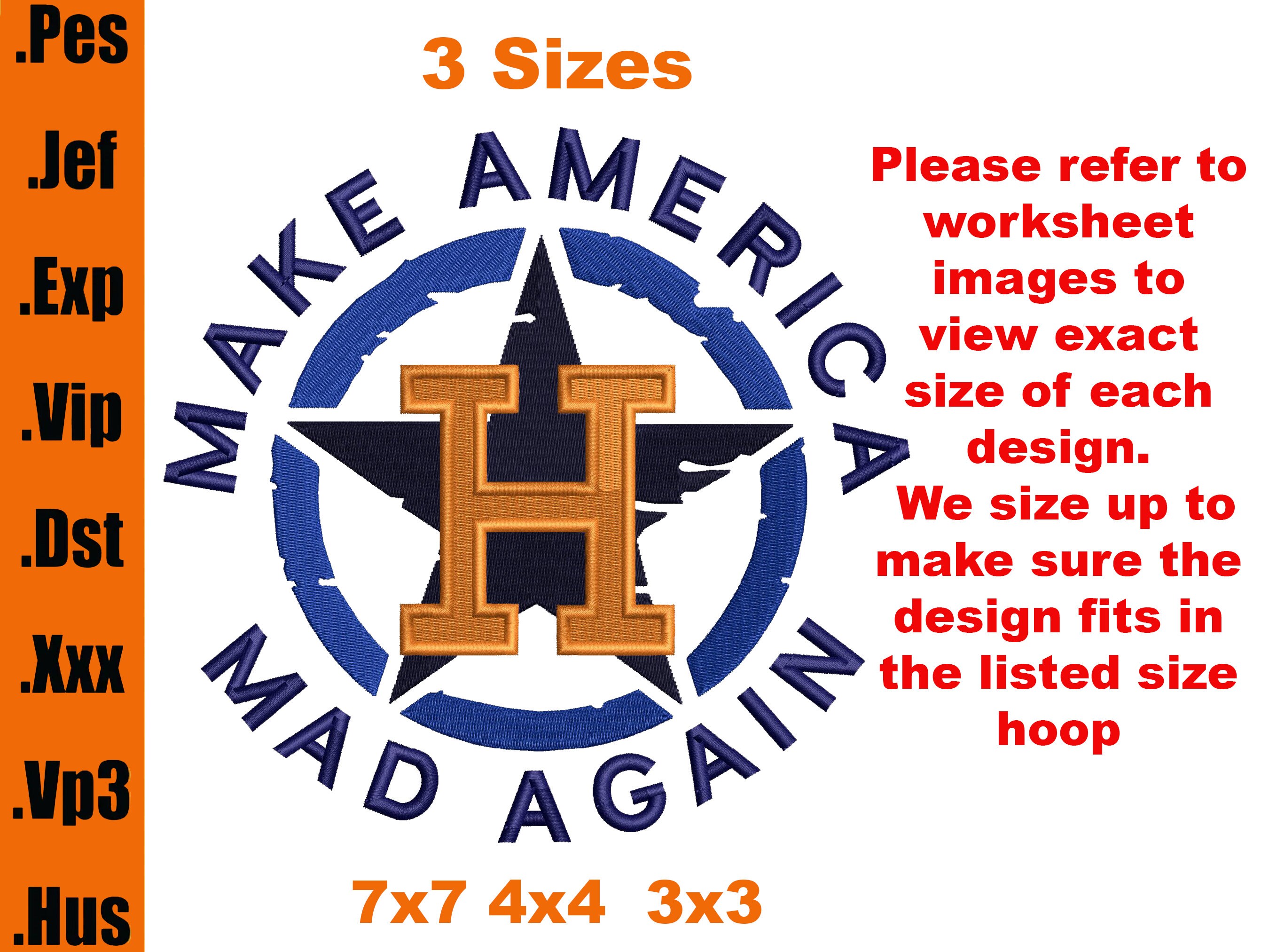 Make America Mad Again, Embroidery File Design for Cap, Hoodie, DST ...