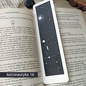 Unique Linocut Cosmic Bookmark, Unique Sci-fi Astronautics Hand Printed ...