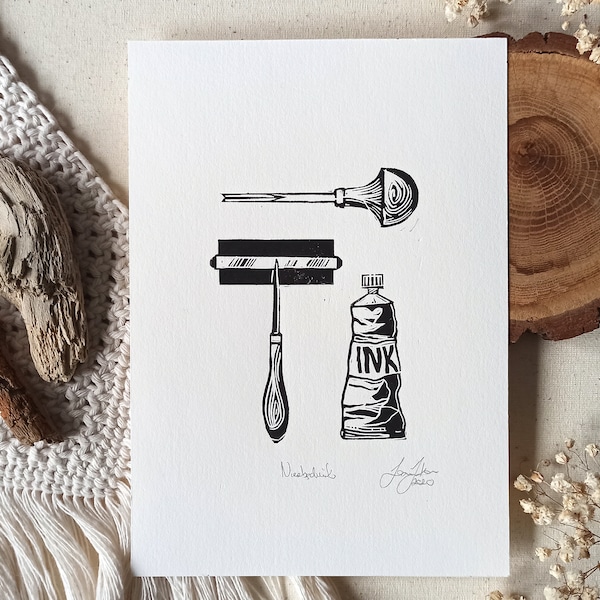 Linocut Kit - Etsy