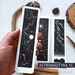 Unique Linocut Cosmic Bookmark, Unique Sci-fi Astronautics Hand Printed ...