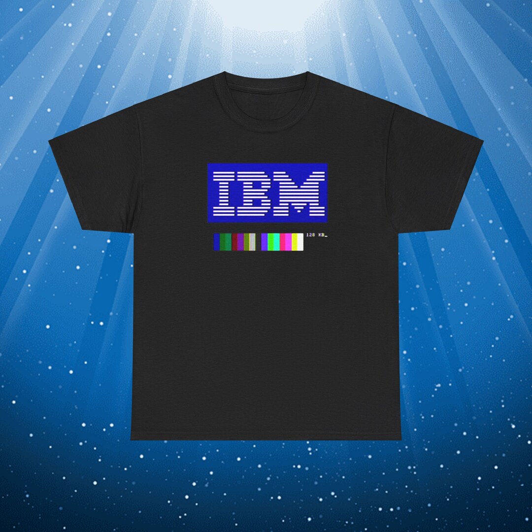 IBM Digital Stripes Tee Tech Heritage, Colorful Innovation - Etsy