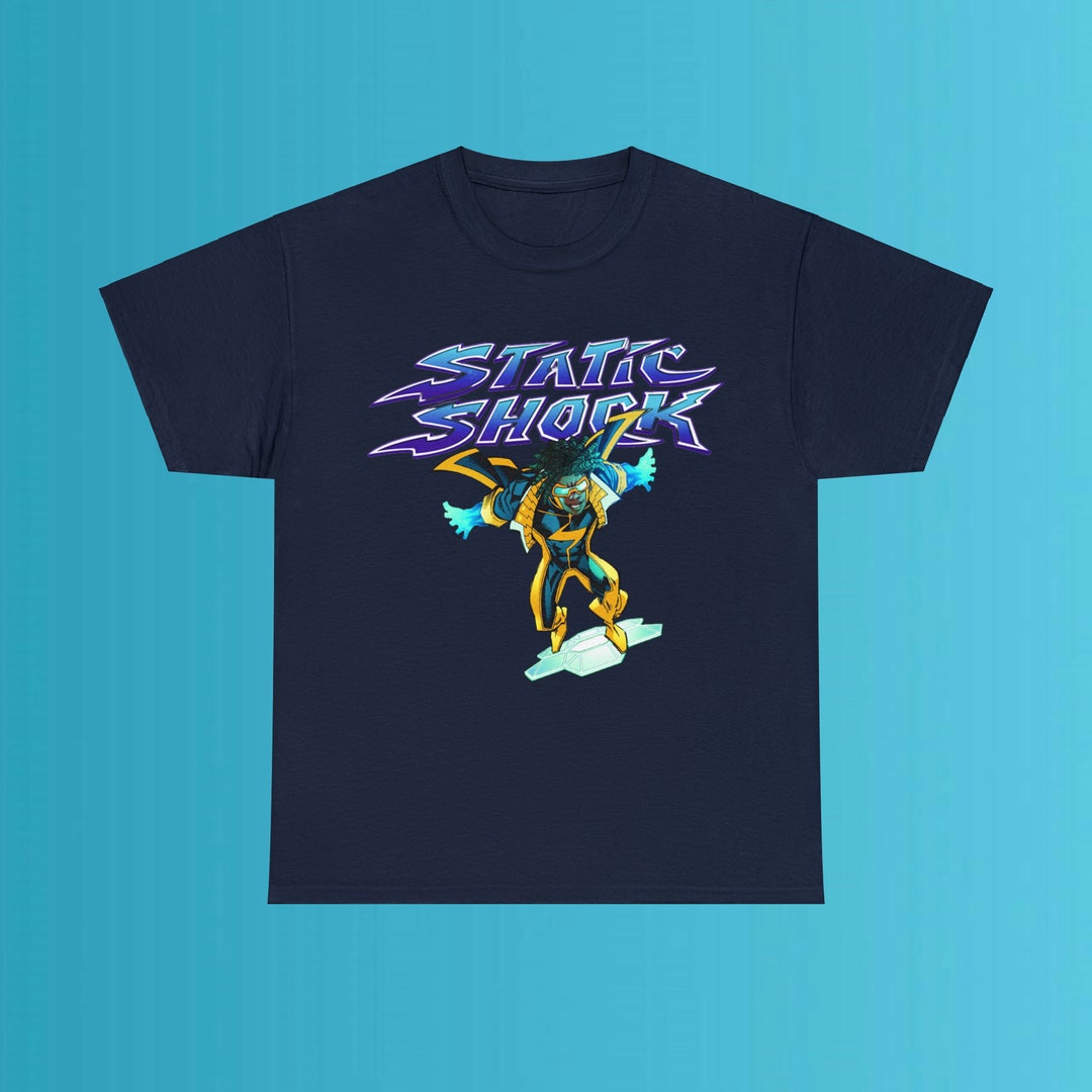 Static Shock Shirt Virgil Ovid Hawkins, Geek Gifts, DC Comics, Static ...