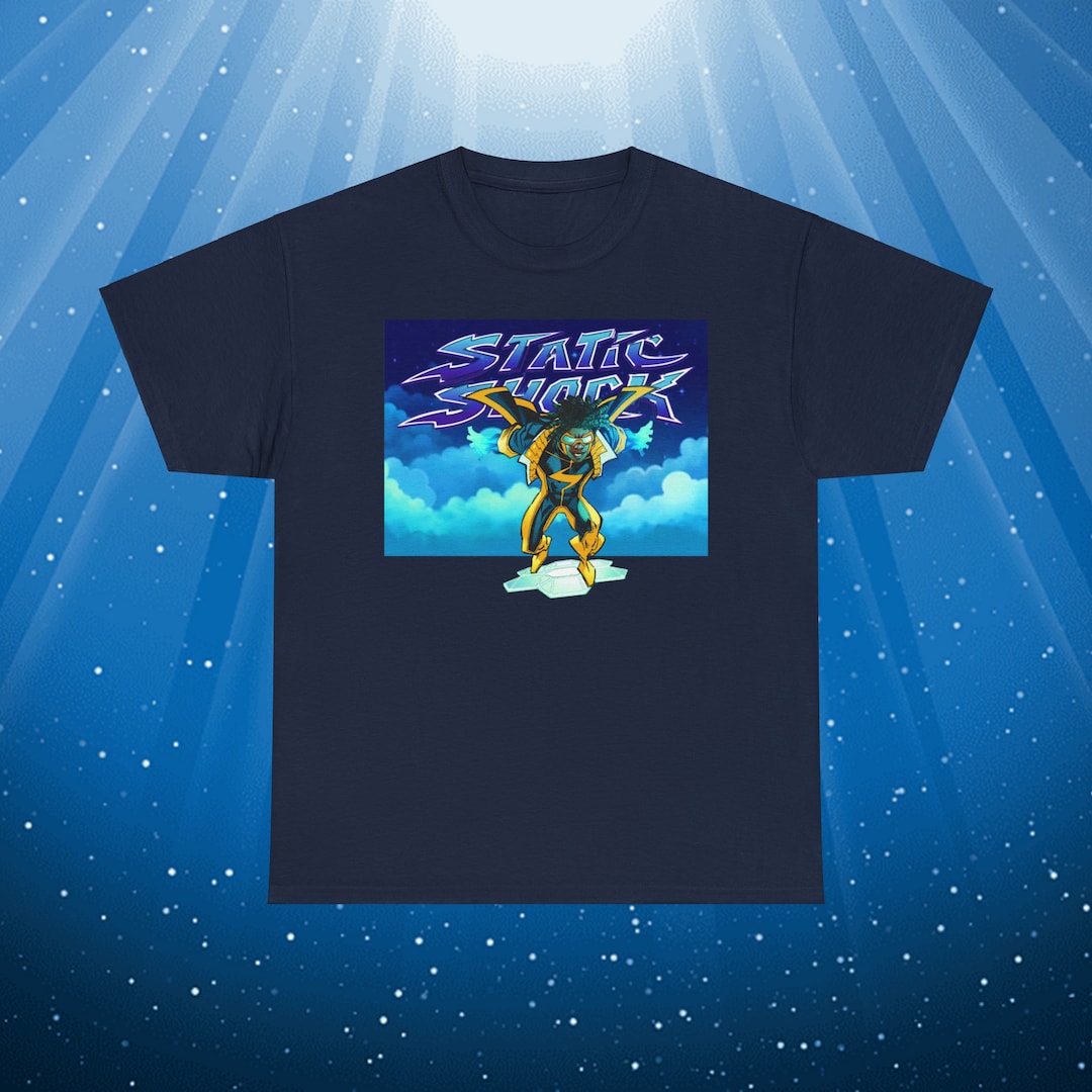 Static Shock Shirt Virgil Ovid Hawkins, Geek Gifts, DC Comics, Static ...
