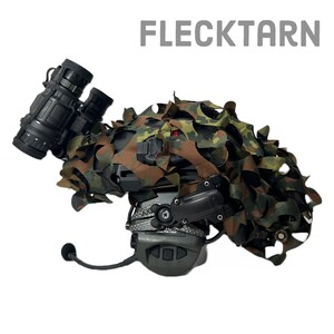 Helmet Scrim Ghillie Cover: Universal Fit, Milsim Multicam M81 ...