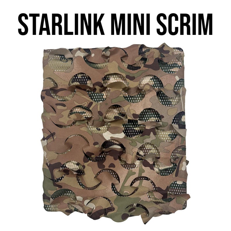 Starlink Mini Scrim Ghillie: Milsim Overland Multicam - Etsy