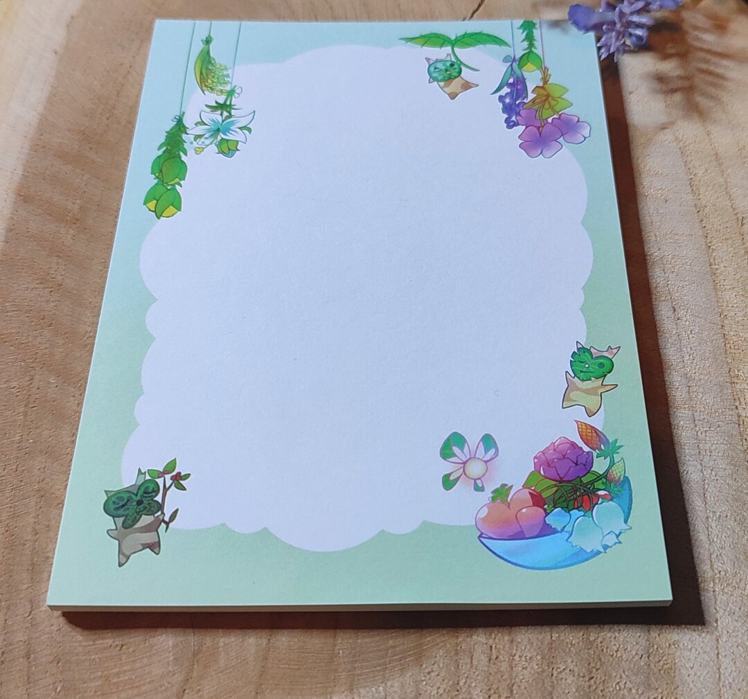 Korok and Cooking Totk and Botw A6 Notepad to Do List Memo Pad - Etsy