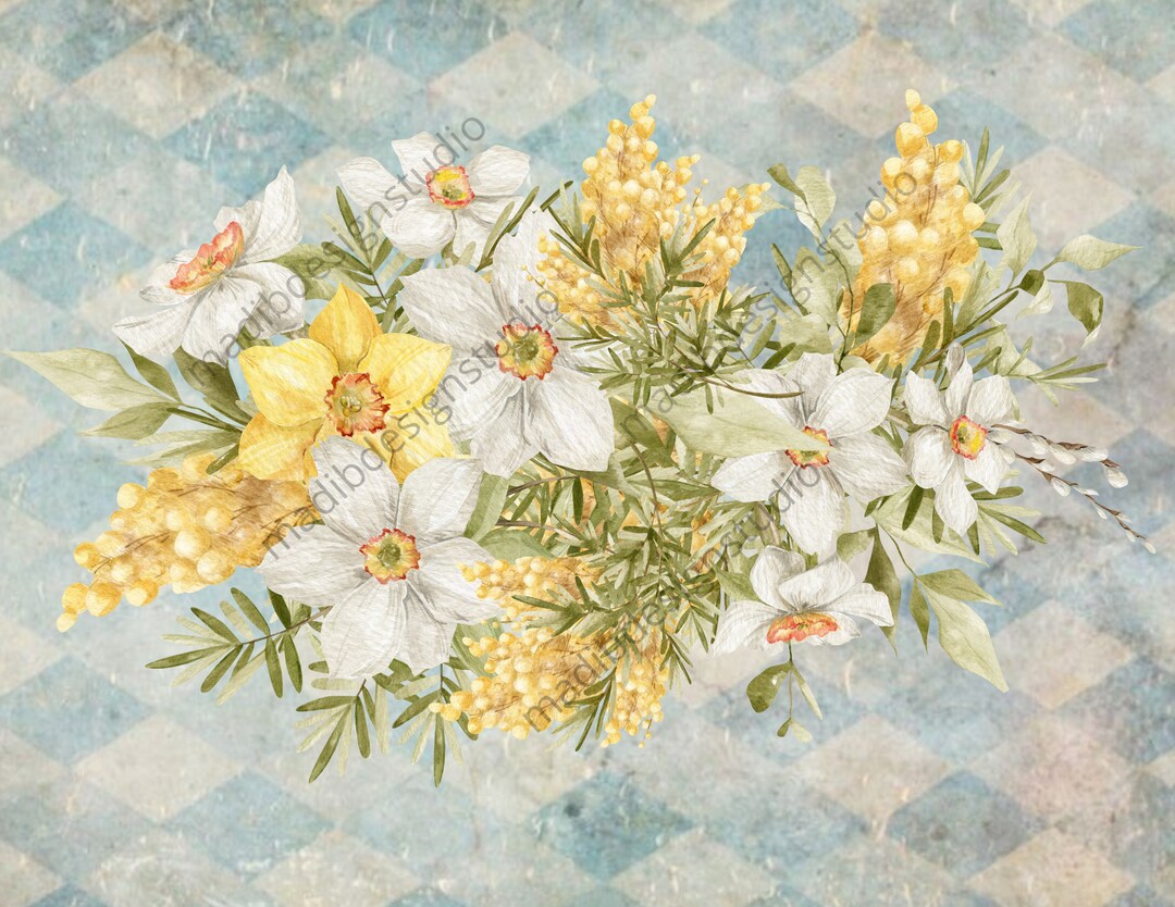 Spring and Summer Decoupage Paper Print, Decoupage Rice Paper Printable ...