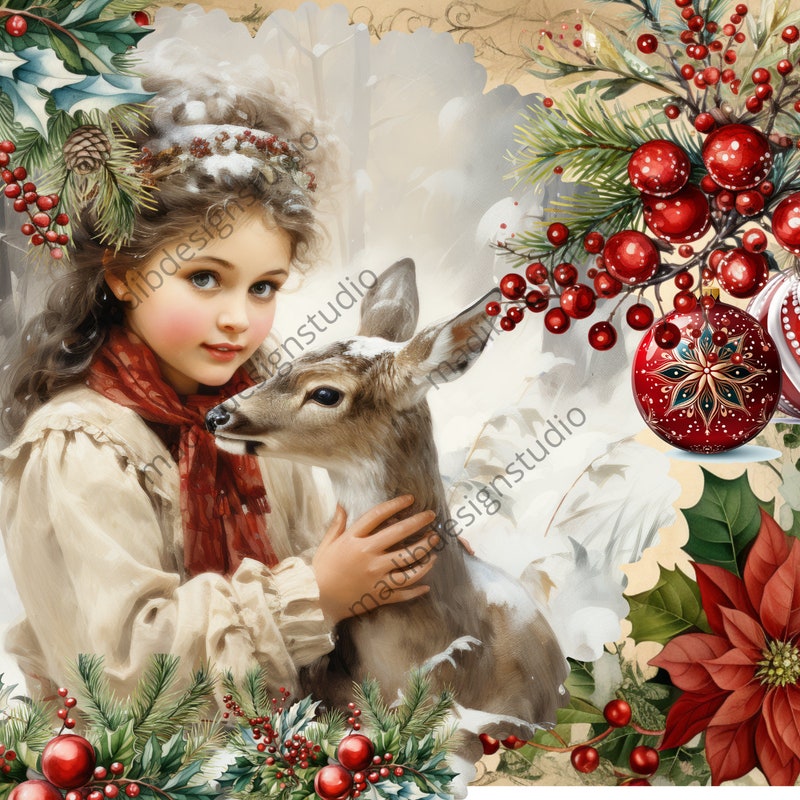 Decoupage Christmas - Etsy