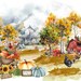 Fall on the Farm Printable, Farm Animals Png, Decoupage Paper, Farm ...