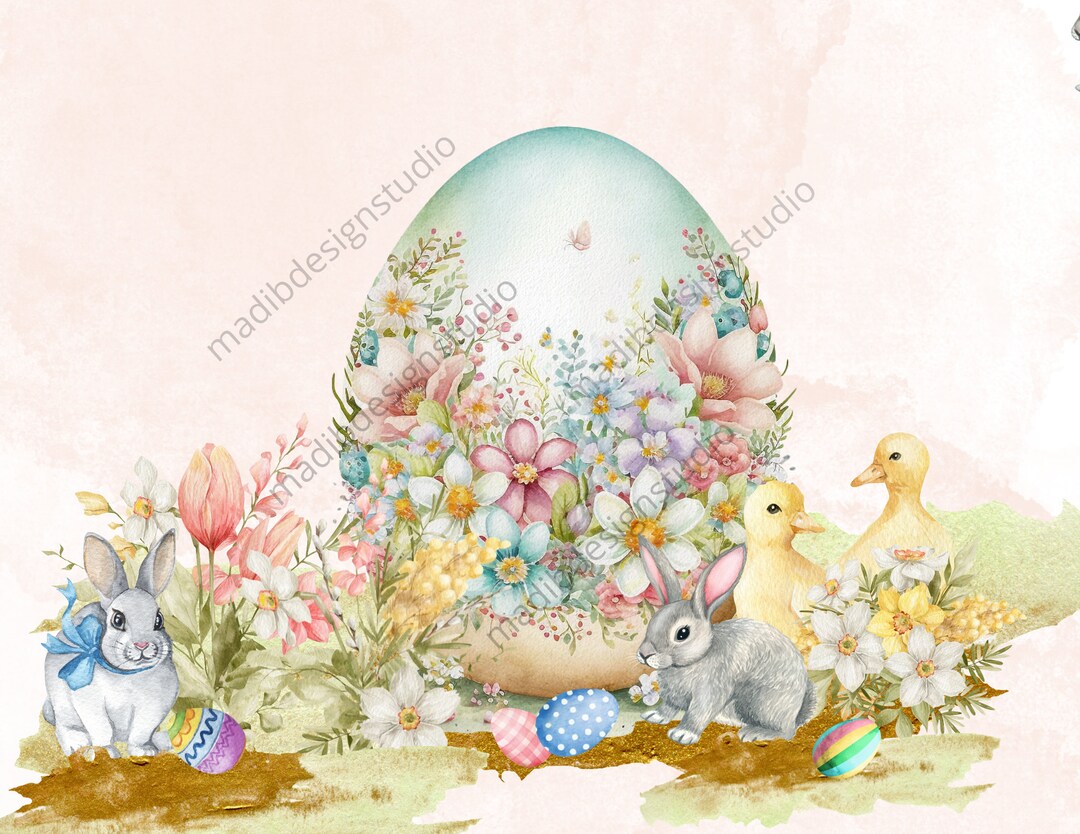 Decoupage Printable Easter Paper, Rice Paper, Easter Printable, Digital ...