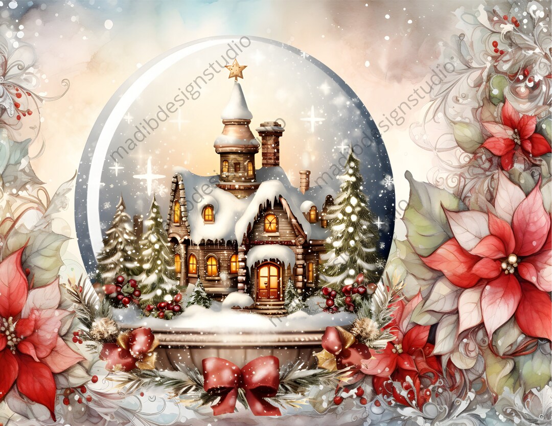 Christmas Santa Printable, Digital Print, Instant Download, Christmas ...