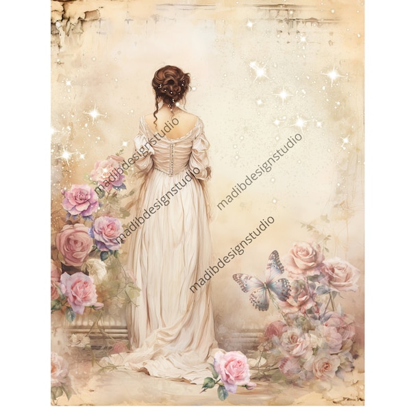 Victorian Lady Prints - Etsy