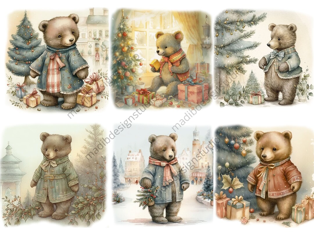 Christmas Ornaments, Rice Paper Printable, Decoupage Christmas Rice ...