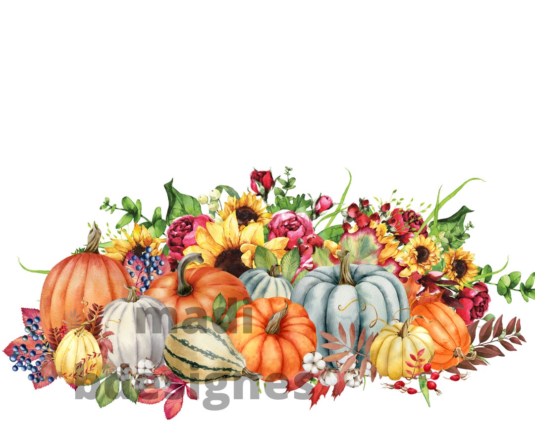 Fall Decoupage Printable, Fall Png File, Fall Pillow, Pumpkins, Dish ...