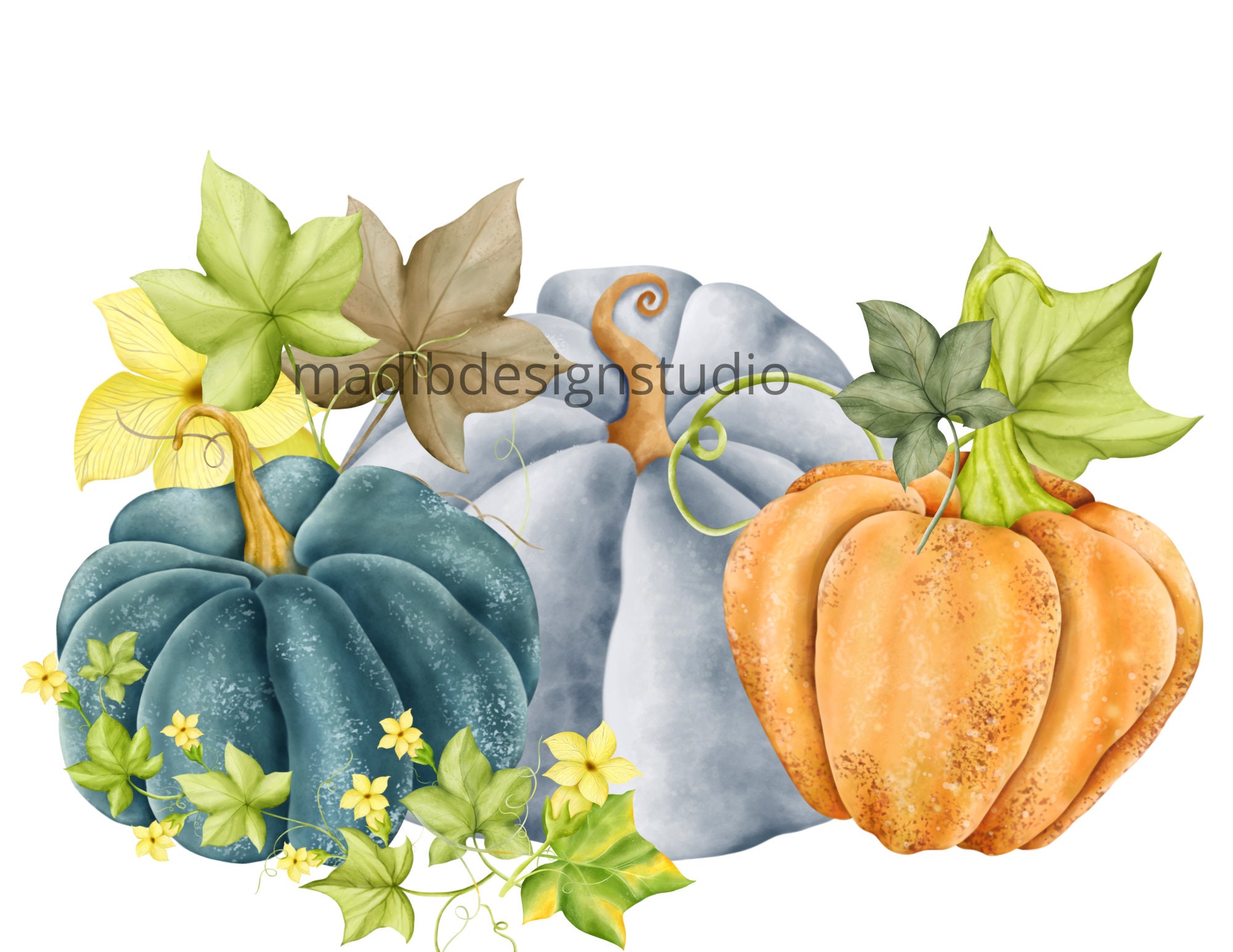 Fall Decoupage 3 Png Files Fall Clipart for Crafters - Etsy