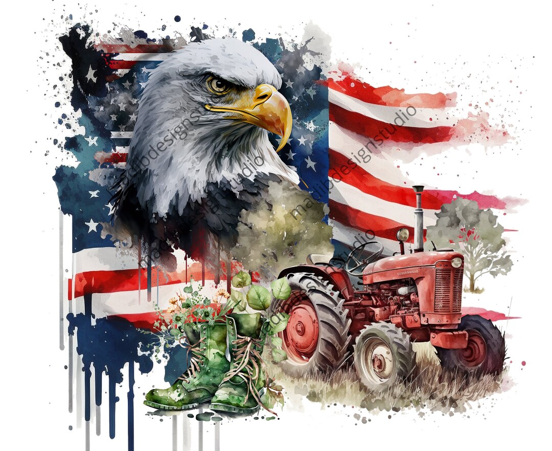 Patriotic Rice Paper Png File, Forth of July Printable, Americana Rice ...