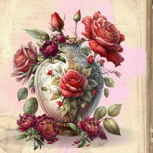 Victorian Decoupage Printable, Victorian Png File, Victorian Clipart ...