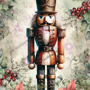 Nutcracker Png File Christmas Decoupage Rice Paper Printable Png ...