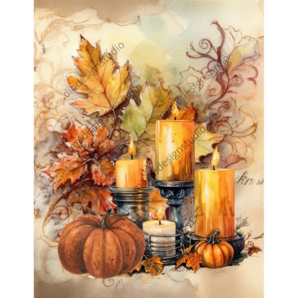 Fall Decoupage Rice Paper - Etsy