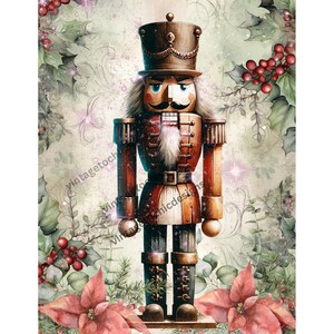 Nutcracker Png File Christmas Decoupage Rice Paper Printable Png ...
