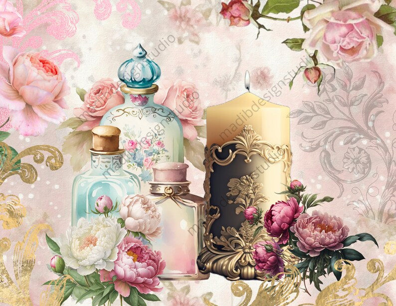 Victorian Decoupage Printable Victorian Png File Victorian - Etsy