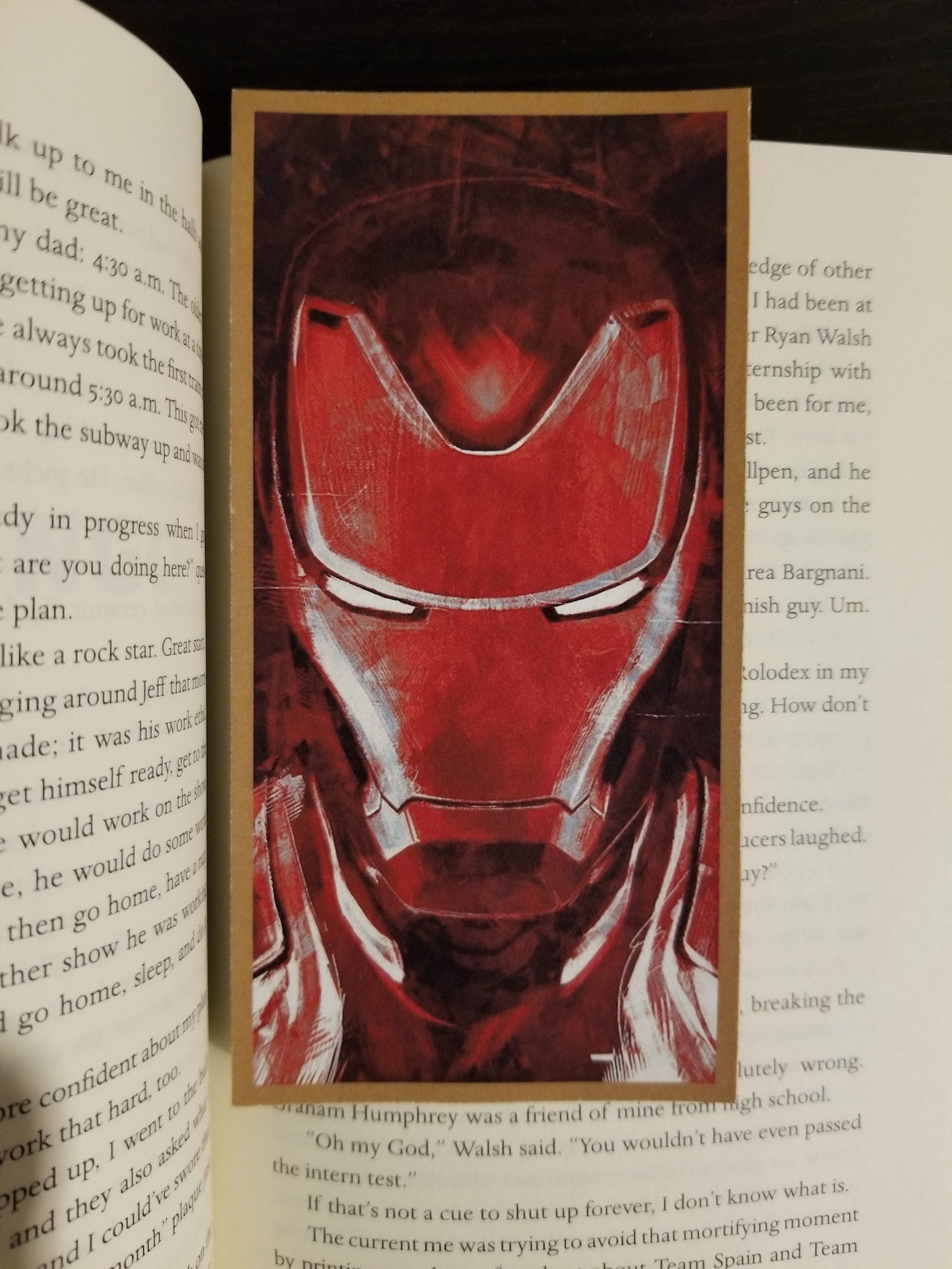 Iron Man Bookmark - Etsy