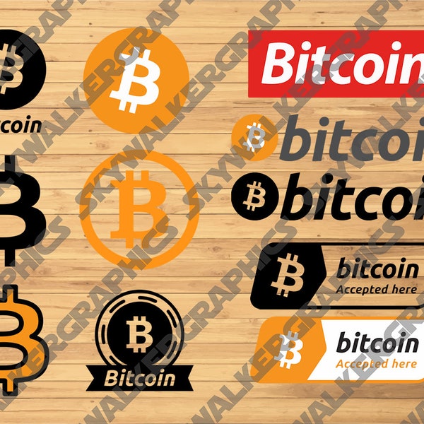Bitcoin Svg - Etsy