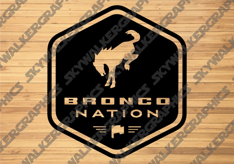 Bronco Nation SVG Pack 2 Designs | SVG PNG Vector File - Etsy
