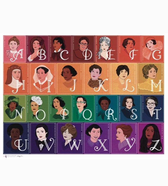 Women Composers Alphabet Poster rainbow - Etsy