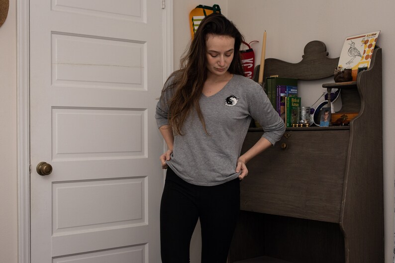 Atla-inspired Moon Ocean Spirits Hand-embroidered Shirt - Etsy